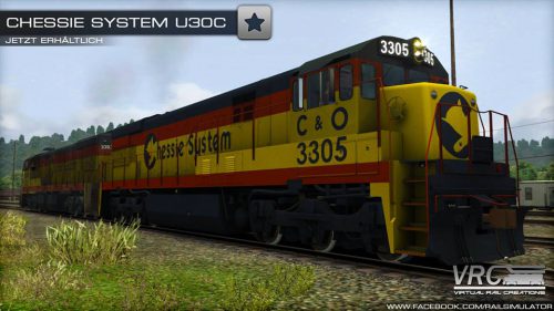 [DTG / VRC] Chessie System U30C - erhältlich - Rail-Sim.de - Die Train ...