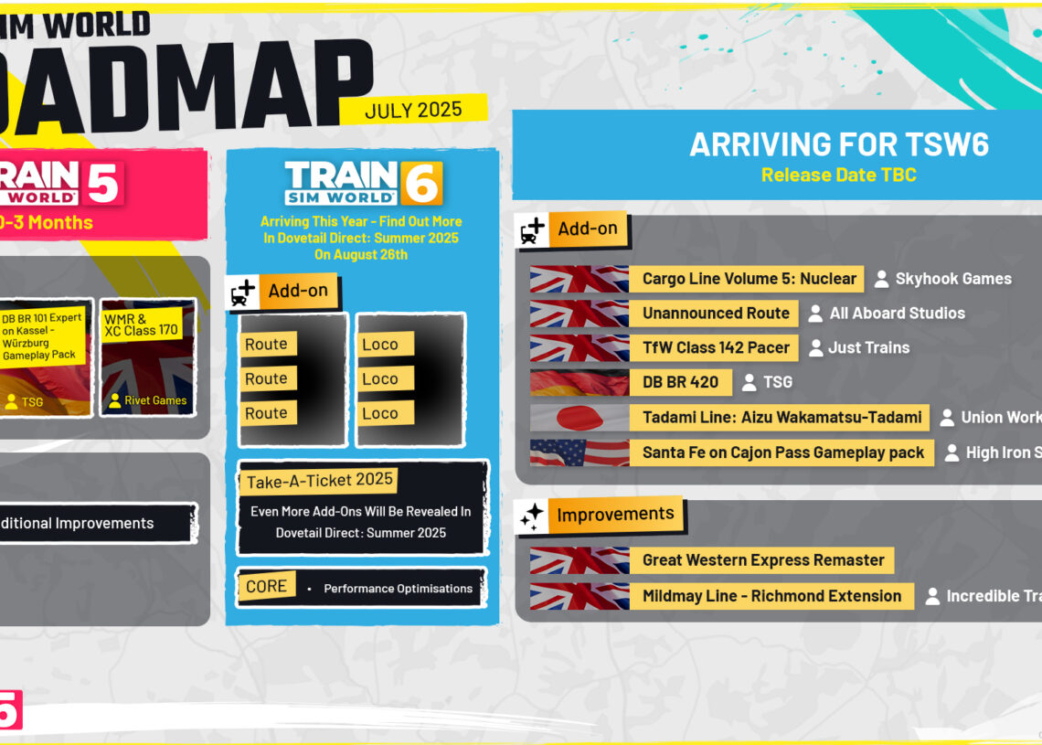 [DTG] Train Sim World 6 angekündigt – Release noch 2025! - Rail-Sim.de - Die Train Simulator ...